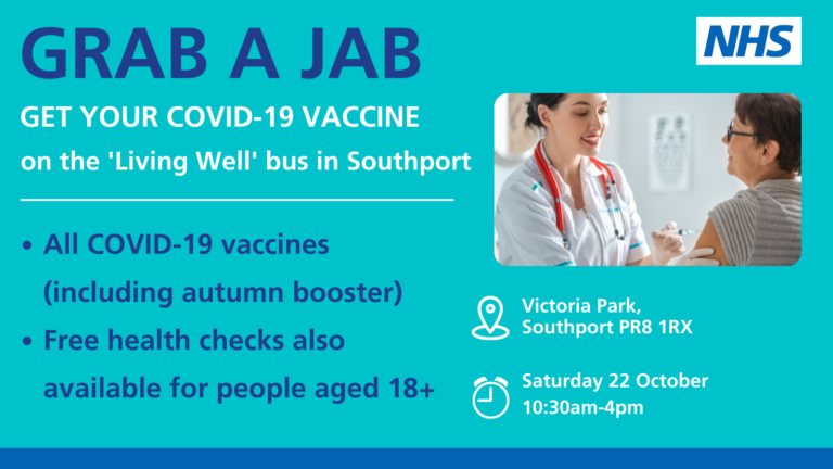Grab a Covid jab on the Living Well bus in Southport on Saturday 22 ...