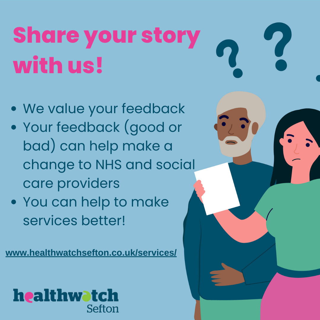 What did you tell us about in August? - Healthwatch Sefton