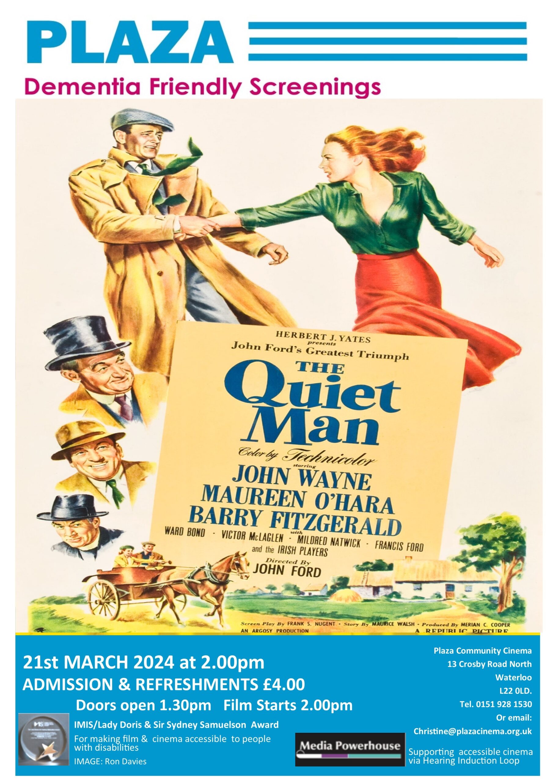'The Quiet Man' is the next Dementia Friendly film screening at the ...