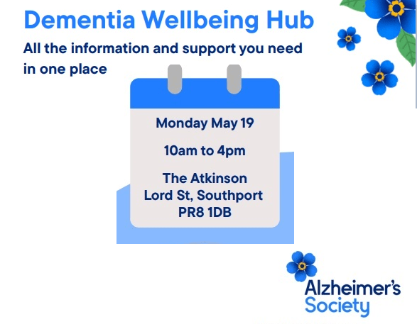Drop in at Alzheimer's Society dementia well-being information hub at ...